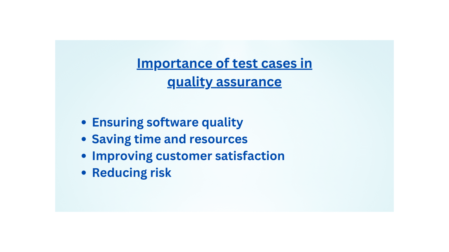 Use of Test Cases in Quality Assurance - Kualitee
